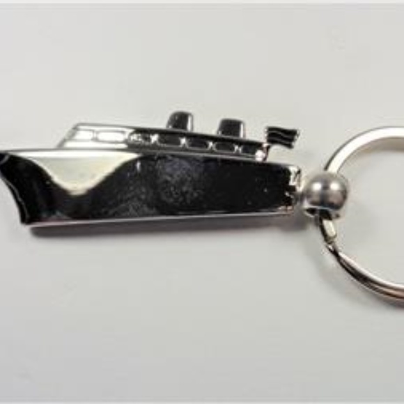 Accessories | Aircraft Metal Silver Cruise Ship Liner Key Chain | Poshmark